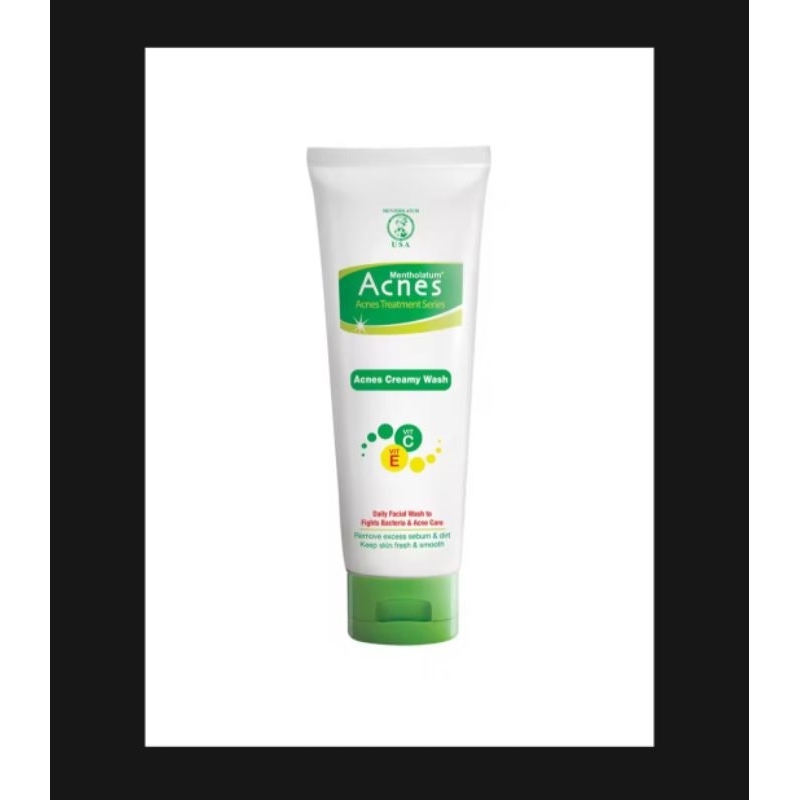 Jual Sabun Jerawat Acnes Creamy Wash 100gr & 50gr / Acne Facial Wash ...