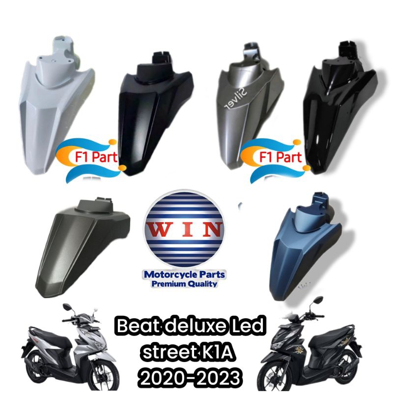 Jual Spakbor Depan Beat New Led Hitam Putih Silver Hitam Doff 2020 2021 ...