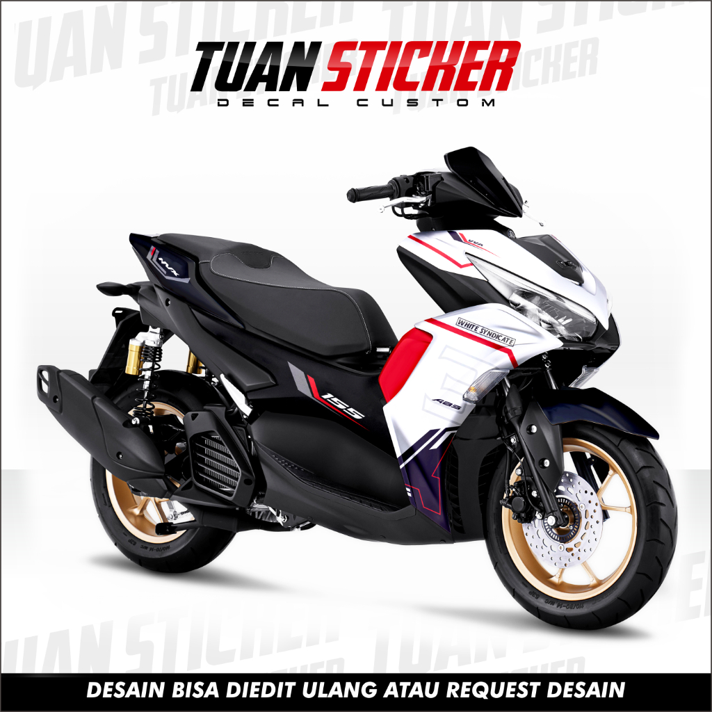 Jual Stiker aerox Striping Decal All New Aerox 155 Connected full body ...