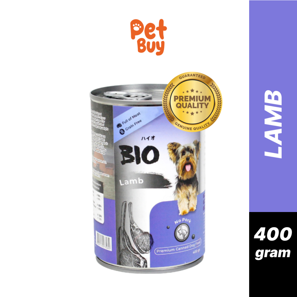 Jual Bio Dog Premium Can Kaleng Lamb 400 gr | Shopee Indonesia