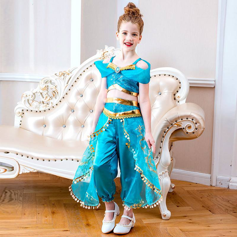 Jual KOSTUM PRINCESS BAJU JASMINE ALADDIN ANAK PRINCES JASMIN ONESIE ...