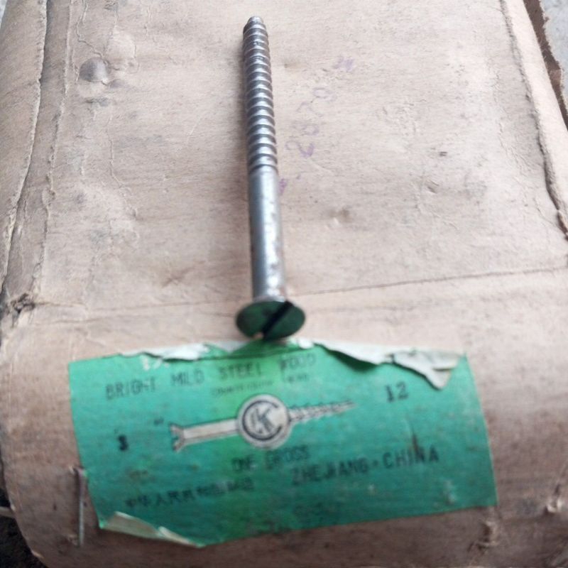 Jual Sekrup Philip FH #12 x 3" Self Tapping Screw (-) 10 bh | Shopee ...