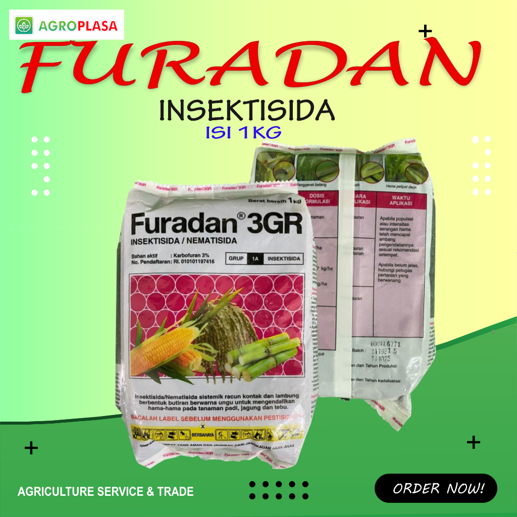 Jual Insektisida Furadan 3GR kemasan 1kg | Shopee Indonesia