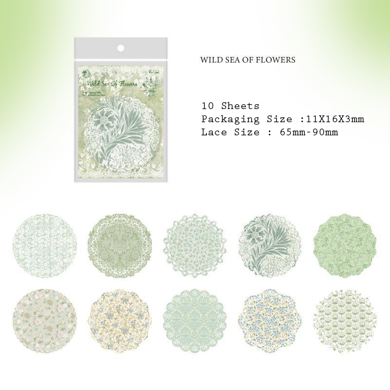 Jual Kertas Dekorasi LACE Jurnal Motif Renda Writable Paper Deco Paper ...