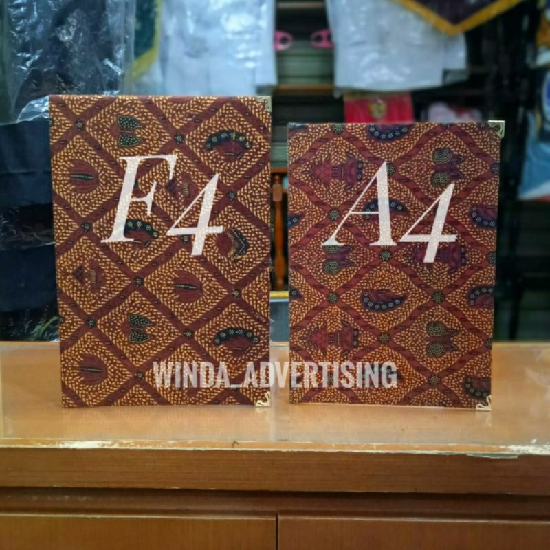 Jual Map Beludru Batik Premium Map Kantor F4 dan A4 | Shopee Indonesia