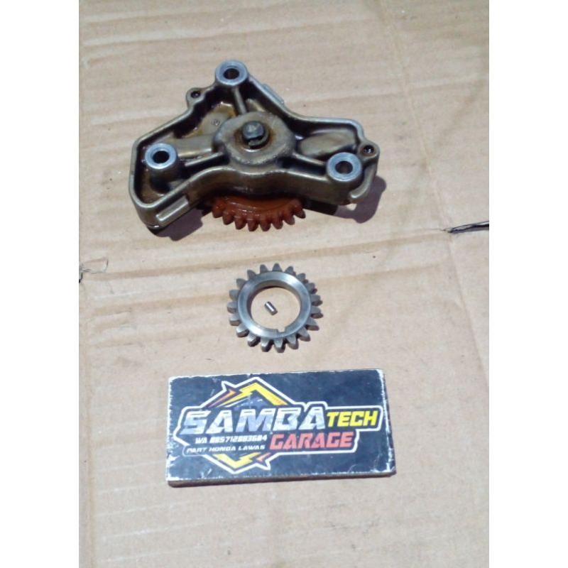 Jual GIGI GEAR PENGHANTAR POMPA OLI SUPRA 125 KARISMA KIRANA ORIGINAL COPOTAN | Shopee Indonesia