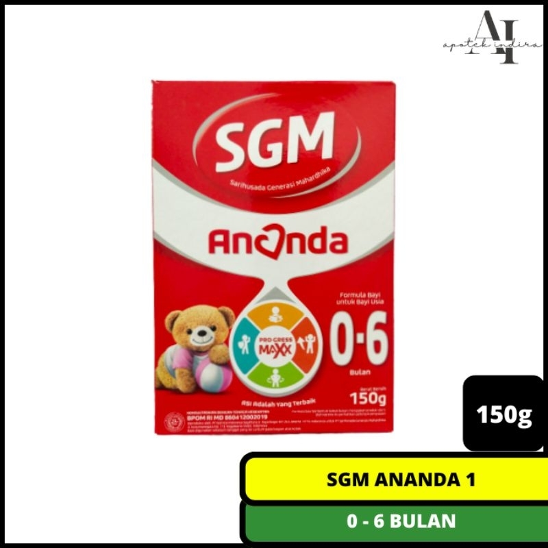 Jual SGM ANANDA 1 (0-6 BULAN) 150g | Shopee Indonesia