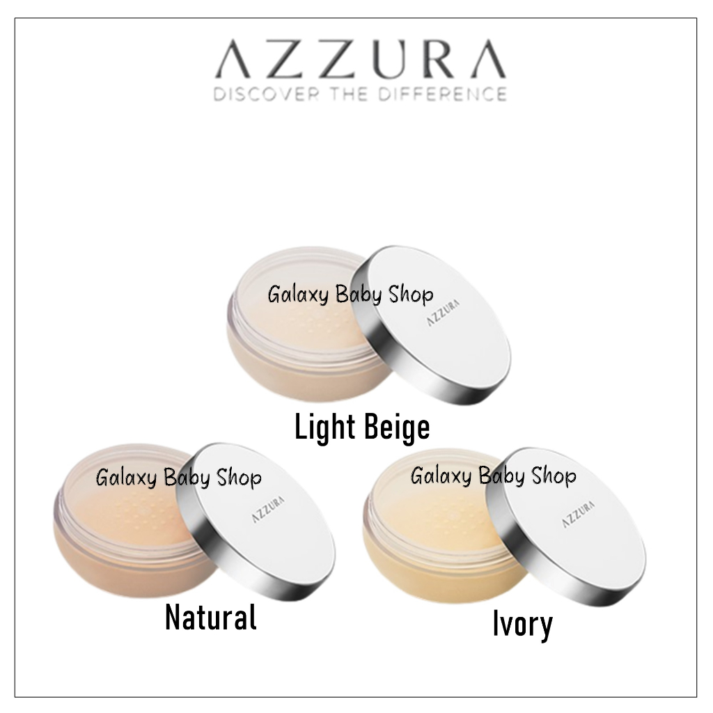 Jual AZZURA Loose Powder Bedak Tabur 30gr | Shopee Indonesia