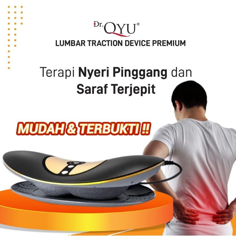 Jual DR Qyu Lumbar Traction Device Premium Atasi sakit pinggang dan syaraf kejepit | Shopee ...