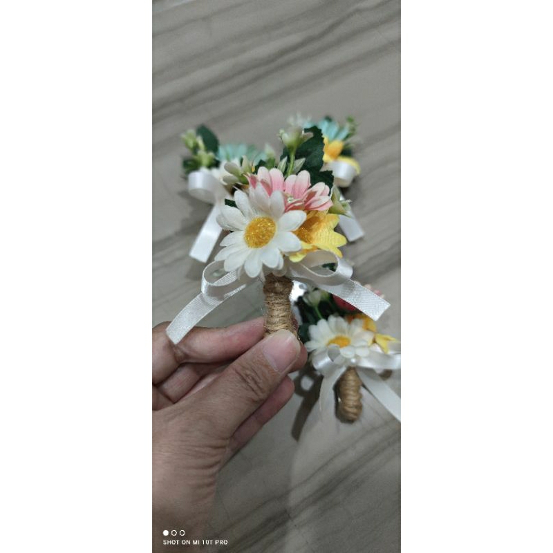 Jual Korsage bunga pengantin pria, boutonniere, bunga dada | Shopee ...