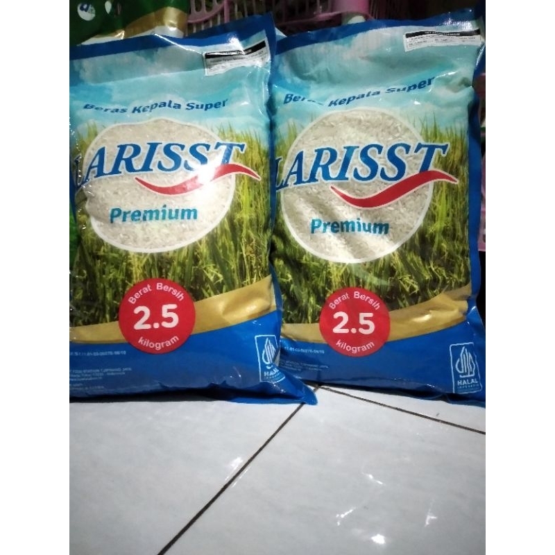 Jual beras larisst 2.5kg | Shopee Indonesia