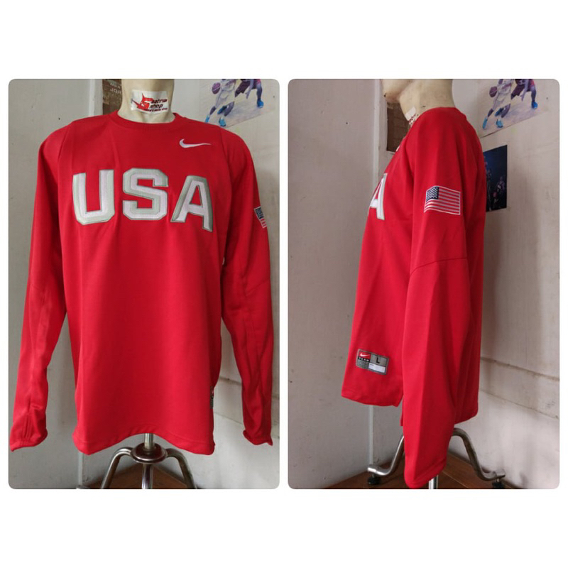 Jual Sweaters Edisi USA Merah (Made in indonesia) | Shopee Indonesia