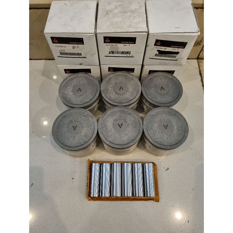 Jual Piston Mesin Standar Asli Mitsubishi Pajero V93 CBU V6 Bensin 3000cc | Shopee Indonesia