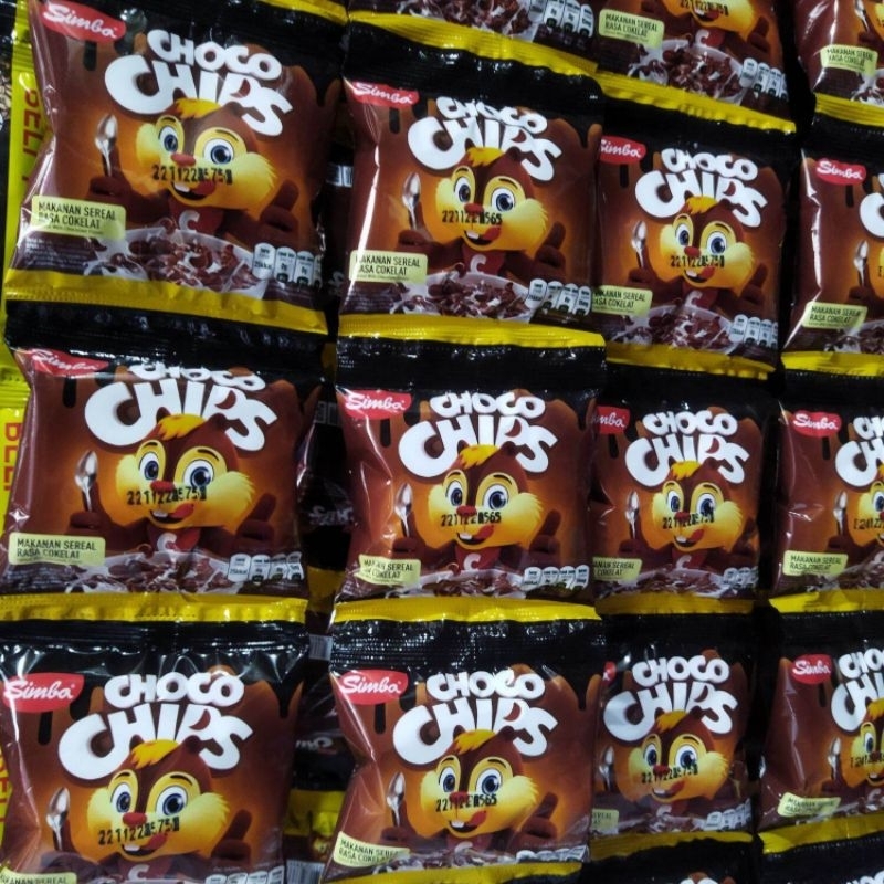 Jual Simba Choco Chips 1 Renteng Isi 10pcs @10g @12g Makanan Snack ...