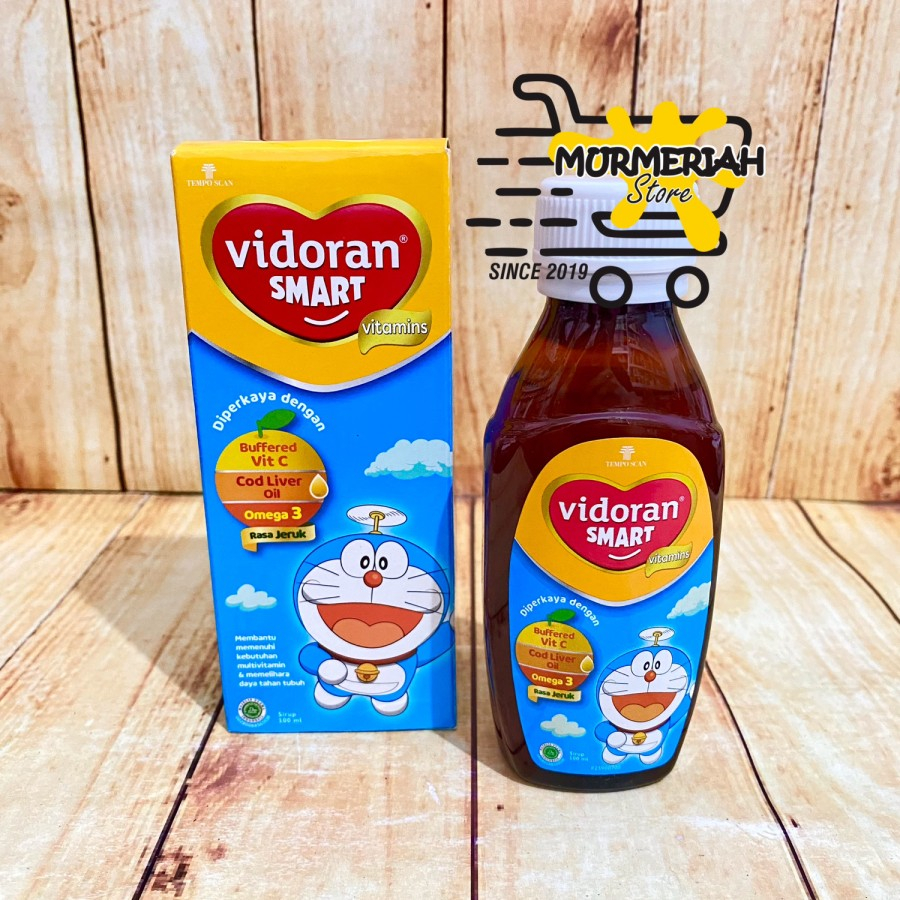 Jual VIDORAN SMART 100 ml Cod Liver Oil+Omega 3+Vit C MultiVitamin anak ...