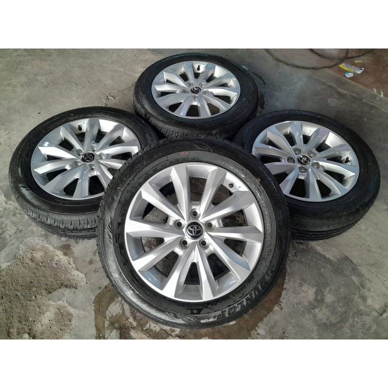 Jual Velg Mobil Oem Std Inova Zenix Ring 17 Pcd 5x114 dan Ban Dunlop ...