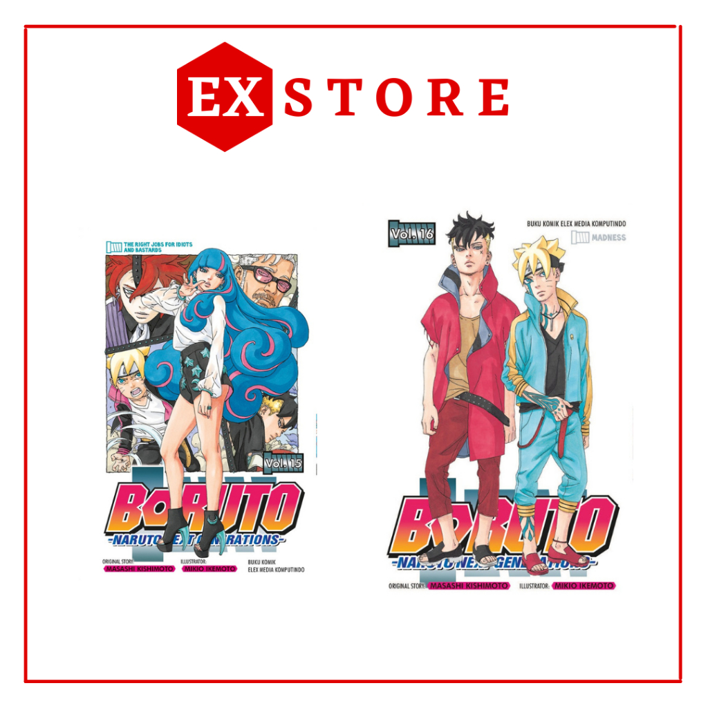 Jual Komik Boruto - Naruto Next Generation Volume 1-16 | Shopee Indonesia