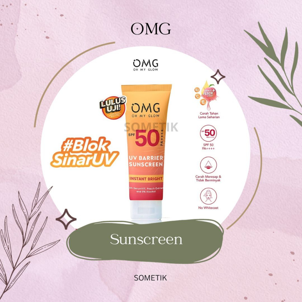Jual OMG UV BARIRIER SUNCREEN SPG 50 PA ++++ | OMG SUNSCREEN | Shopee ...