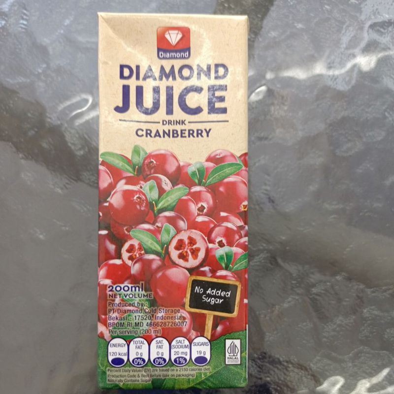 Jual DIAMOND Jus Rasa CRANBERRY 200 ml | Shopee Indonesia