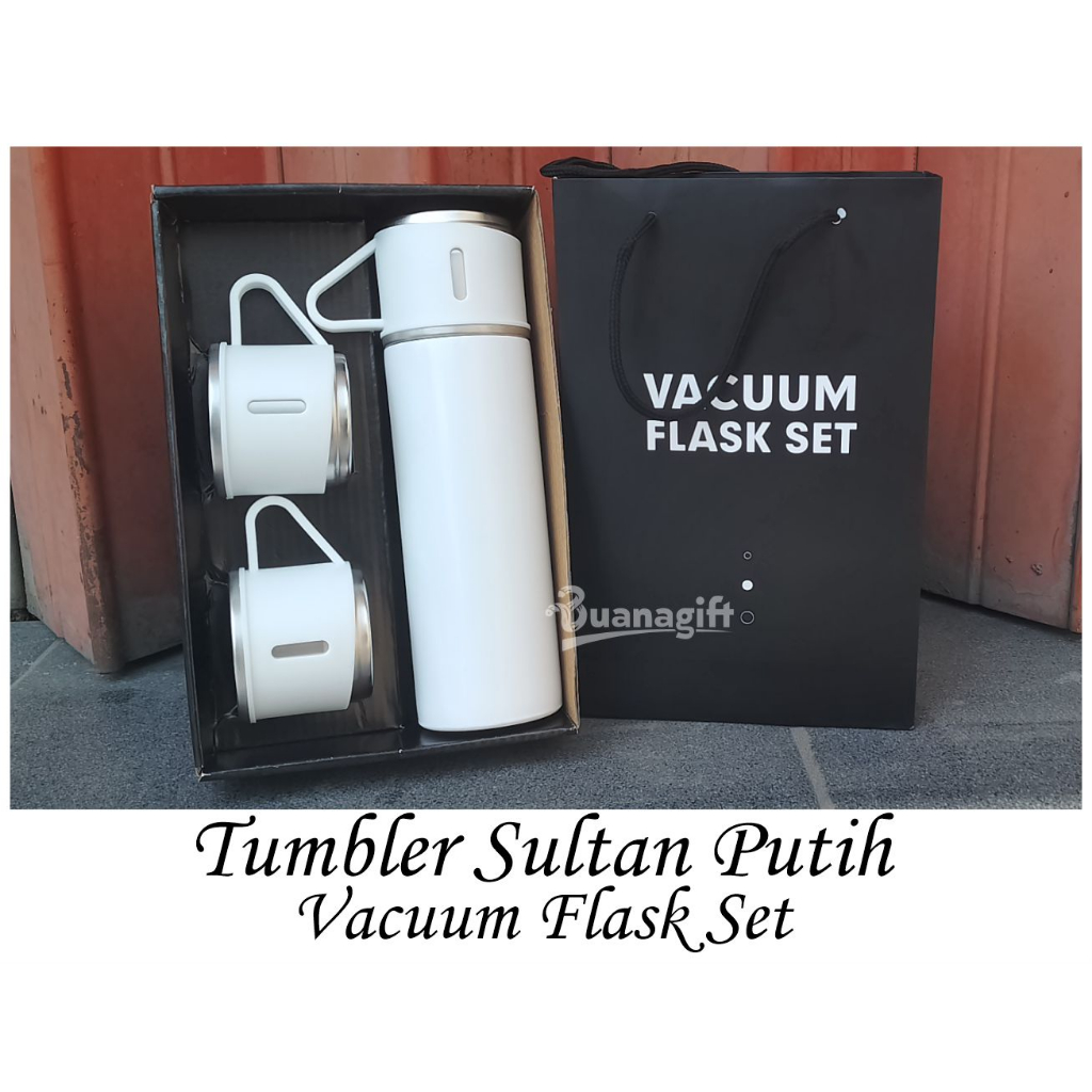 Jual TUMBLER SULTAN VACUM FLASK GIFT BOX FREE CUSTOM | Shopee Indonesia