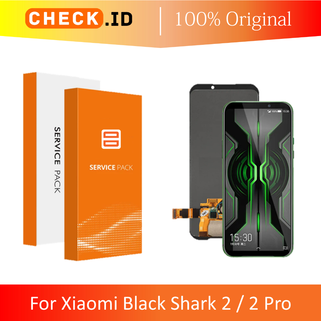 Jual [ CHECK.ID ] LCD + TOUCHSCREEN XIAOMI BLACKSHARK 2 / BLACK SHARK 2 PRO ORIGINAL | Shopee ...