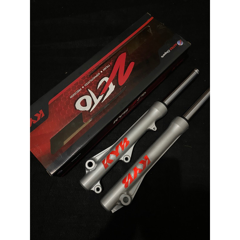 Jual SHOCK DEPAN KYB ZETTO ORIGINAL BEAT, VARIO 125-150 SILVER | Shopee Indonesia