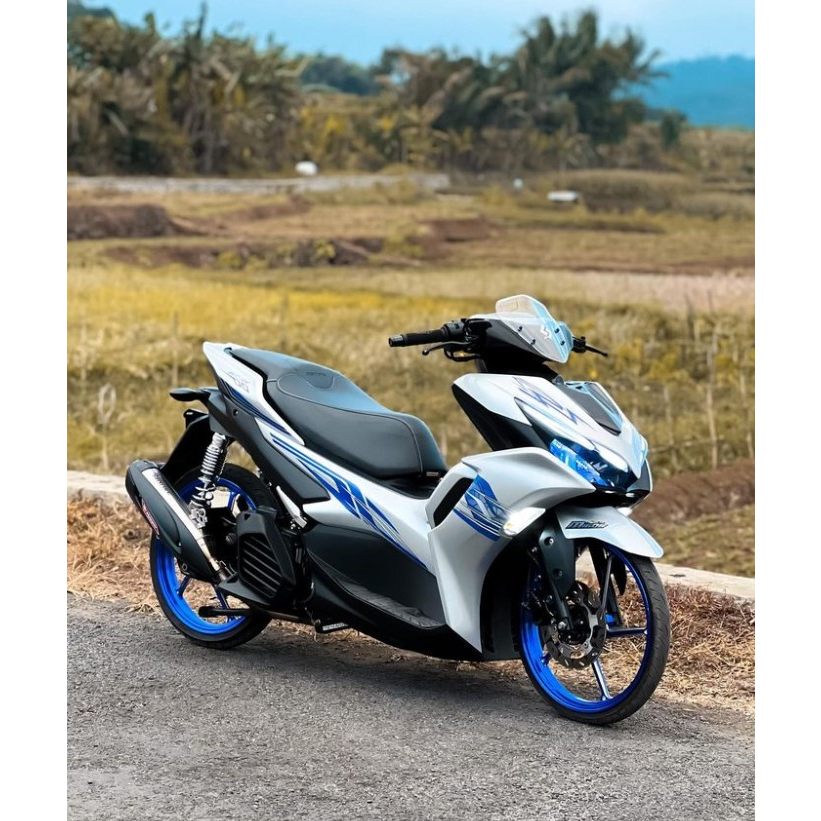 Jual STRIPING STICKER ALL NEW AEROX CONNECTED NVX 155 TRANSPARAN TRIBAL ...