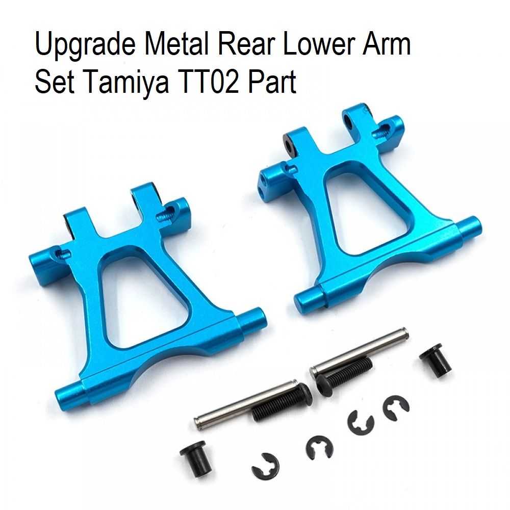 Jual Upgrade Metal Rear Lower Arm Set Tamiya TT02 Part | Shopee Indonesia