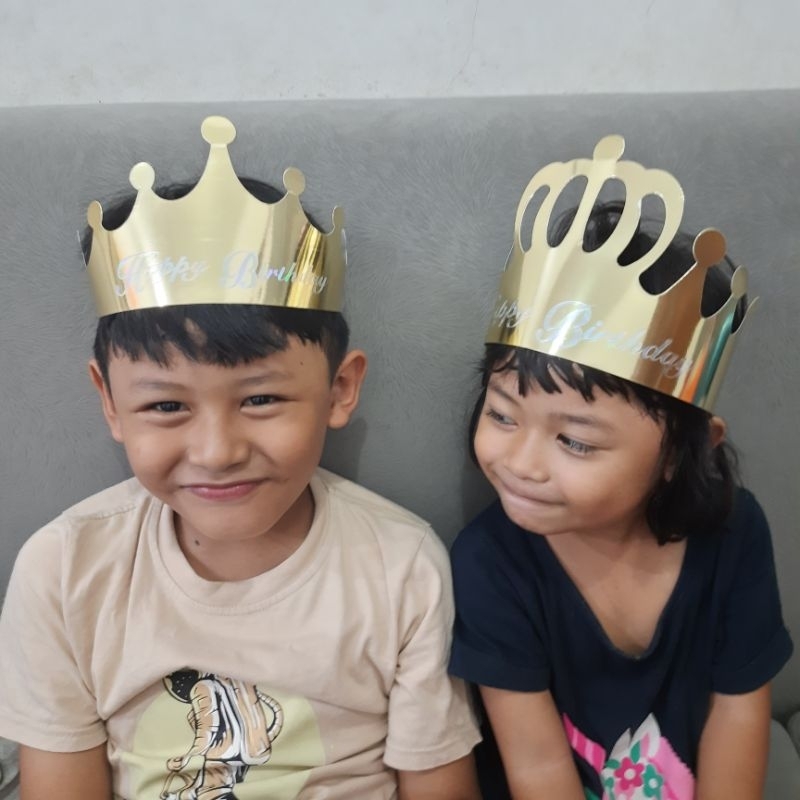 Jual Topi Mahkota Ulang Tahun Crown Gold | Shopee Indonesia
