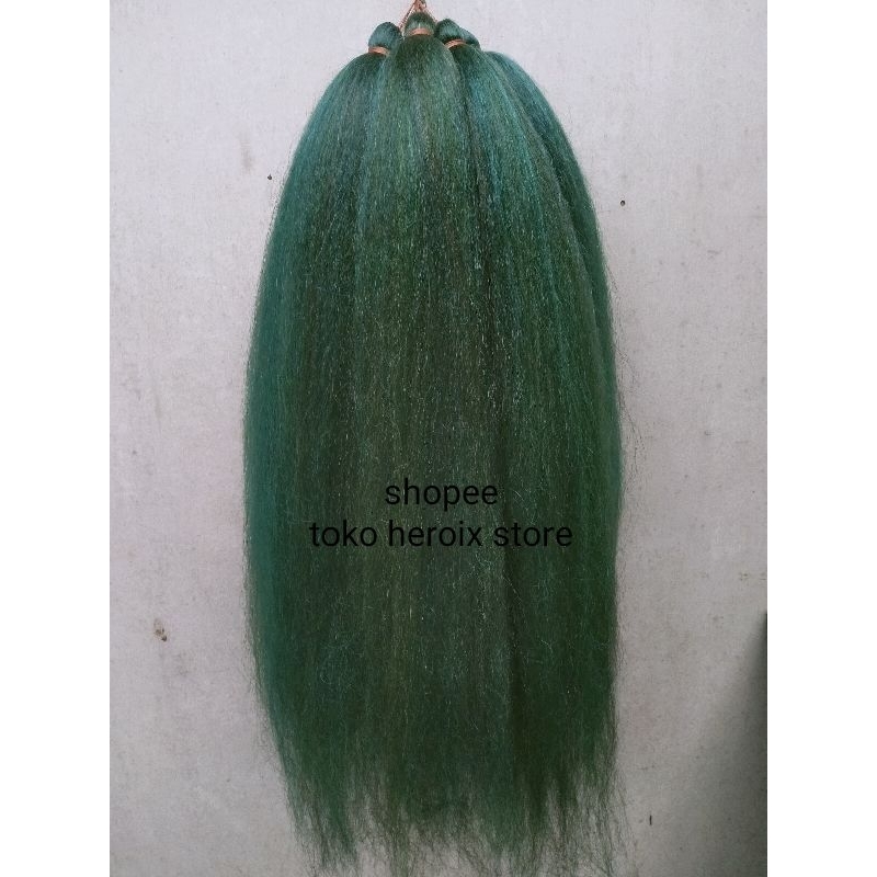Jual Rambut cemara brontok hijau - cemara mix hitam dan hijau | Shopee ...
