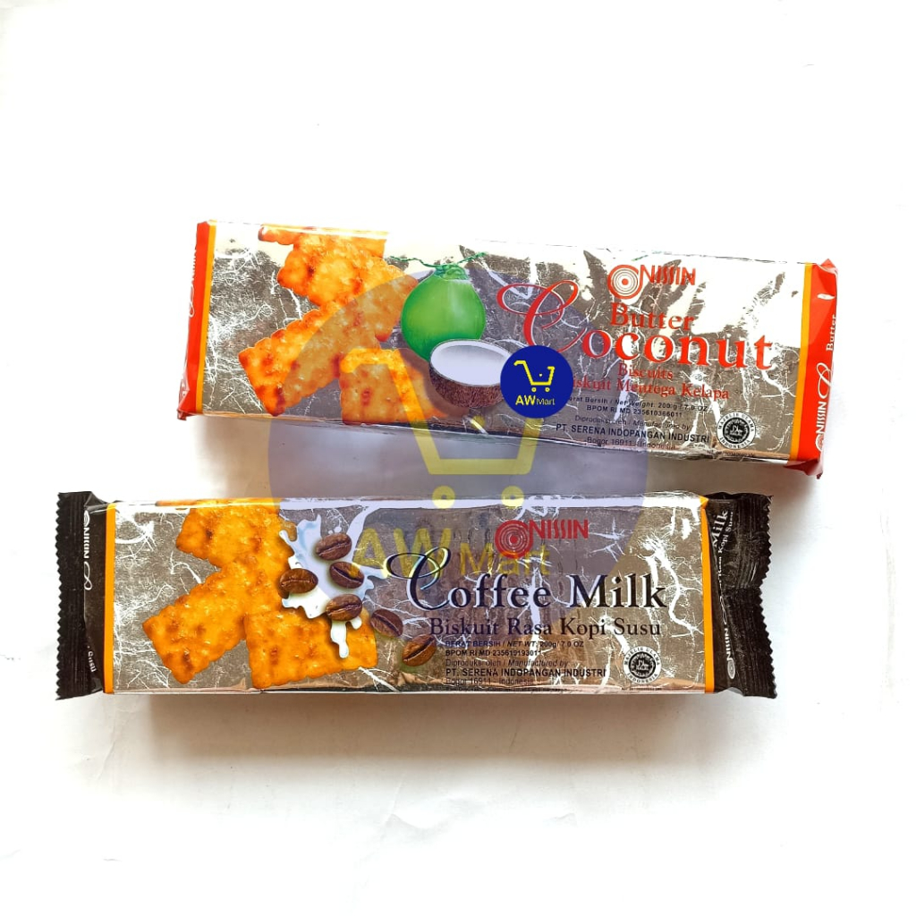 Jual NISSIN COFFEE MILK BISKUIT RASA KOPI SUSU DAN COCONUT BUTUR ...