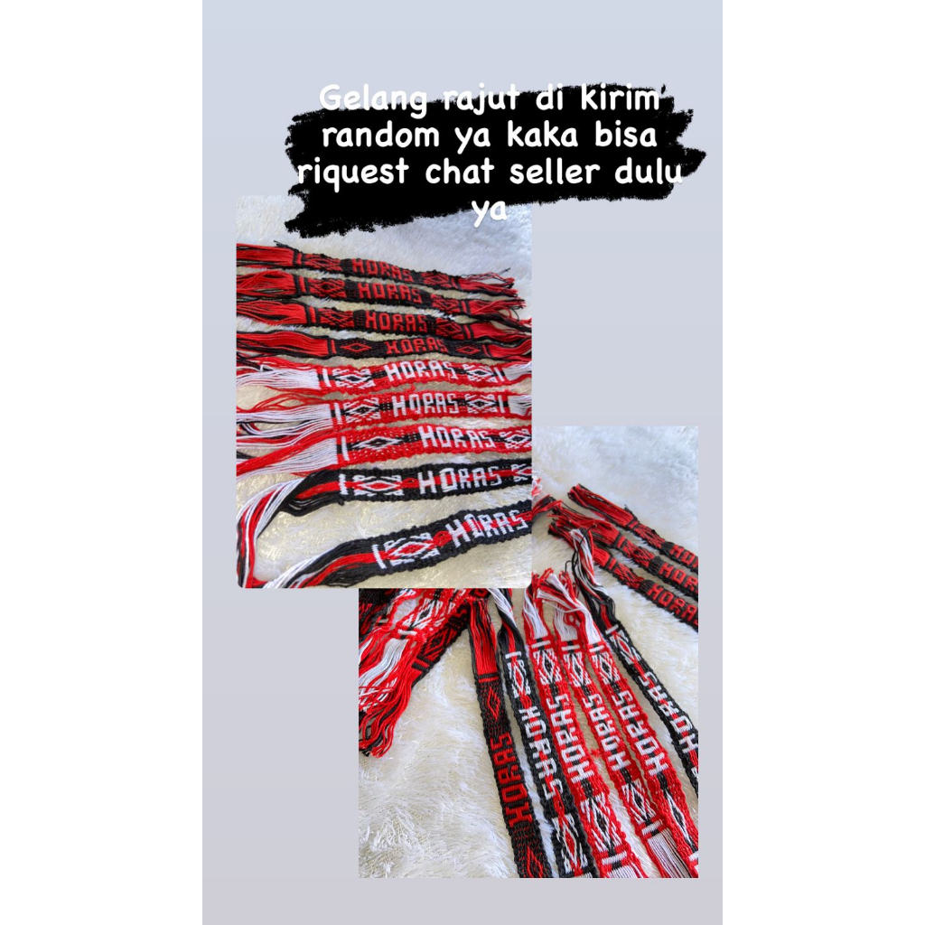 Jual Gelang tenun etnik batak / gelang rajut / etnik adat batak ...