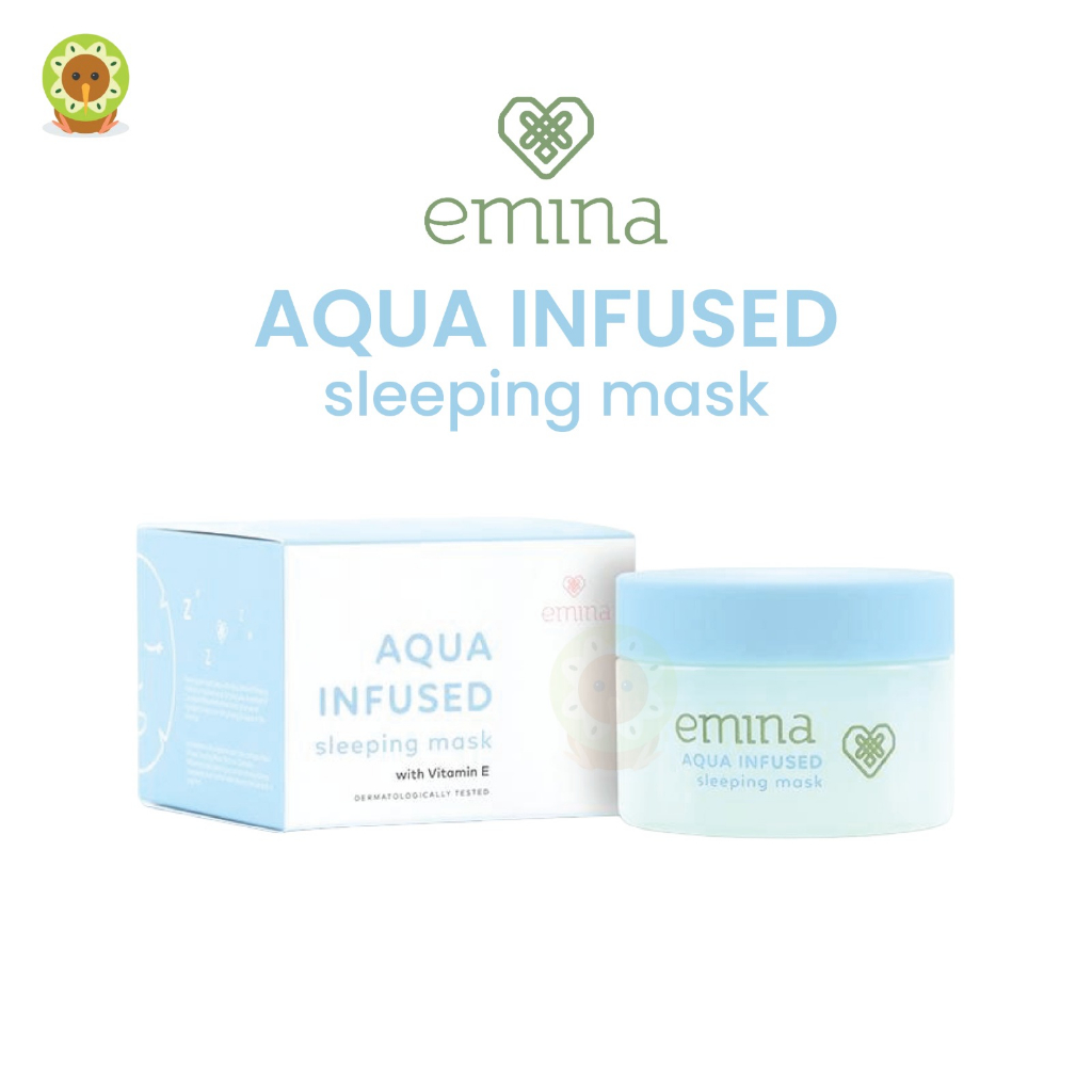 Jual EMINA AQUA INFUSED SLEEPING MASK WITH VITAMIIN E - MASKER WAJAH ...