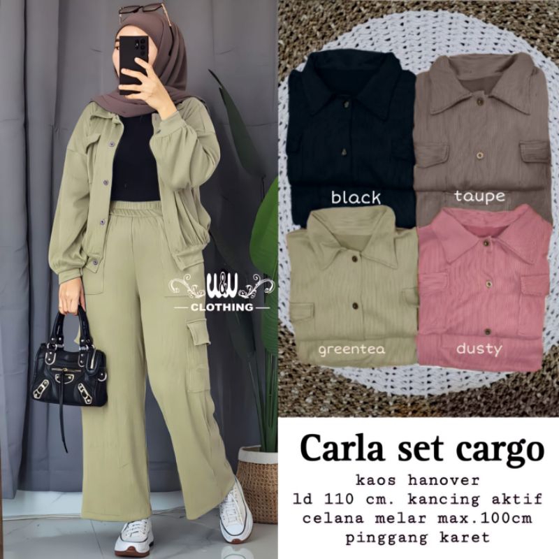 Jual Carla Set Cargo By W&W | Shopee Indonesia
