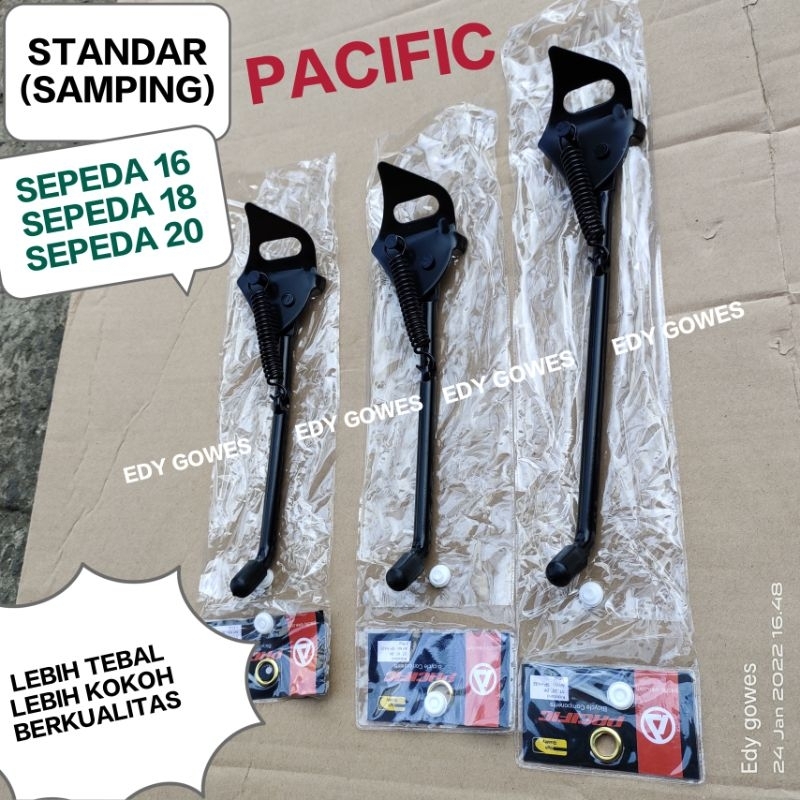 Jual standar sepeda ukuran 16 ukuran 18 ukuran 20 merk pacific kokoh ...
