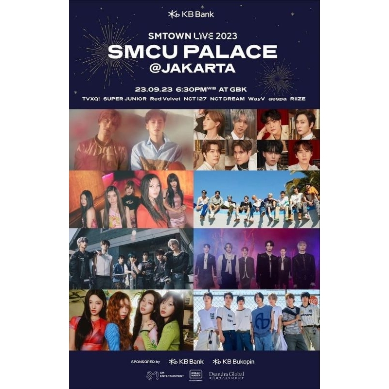 Jual WTS TIKET KONSER SMTOWN LIVE 2023 SMCU PALACE JAKARTA CAT 1D ...