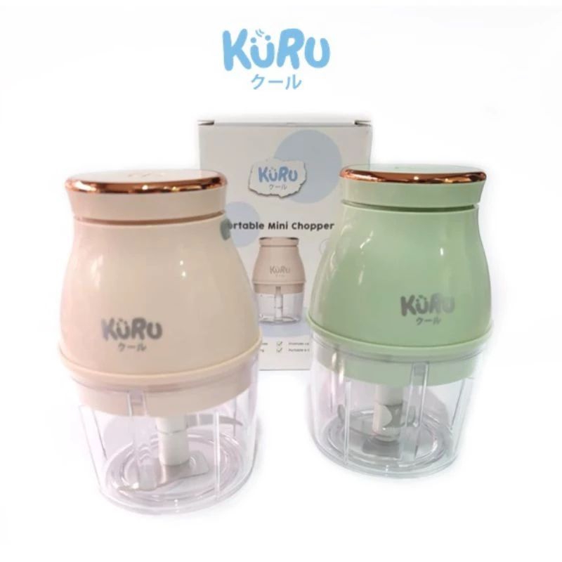 Jual Kuru Baby Food Chopper Blender Mini Portable Mpasi Elektrik ...