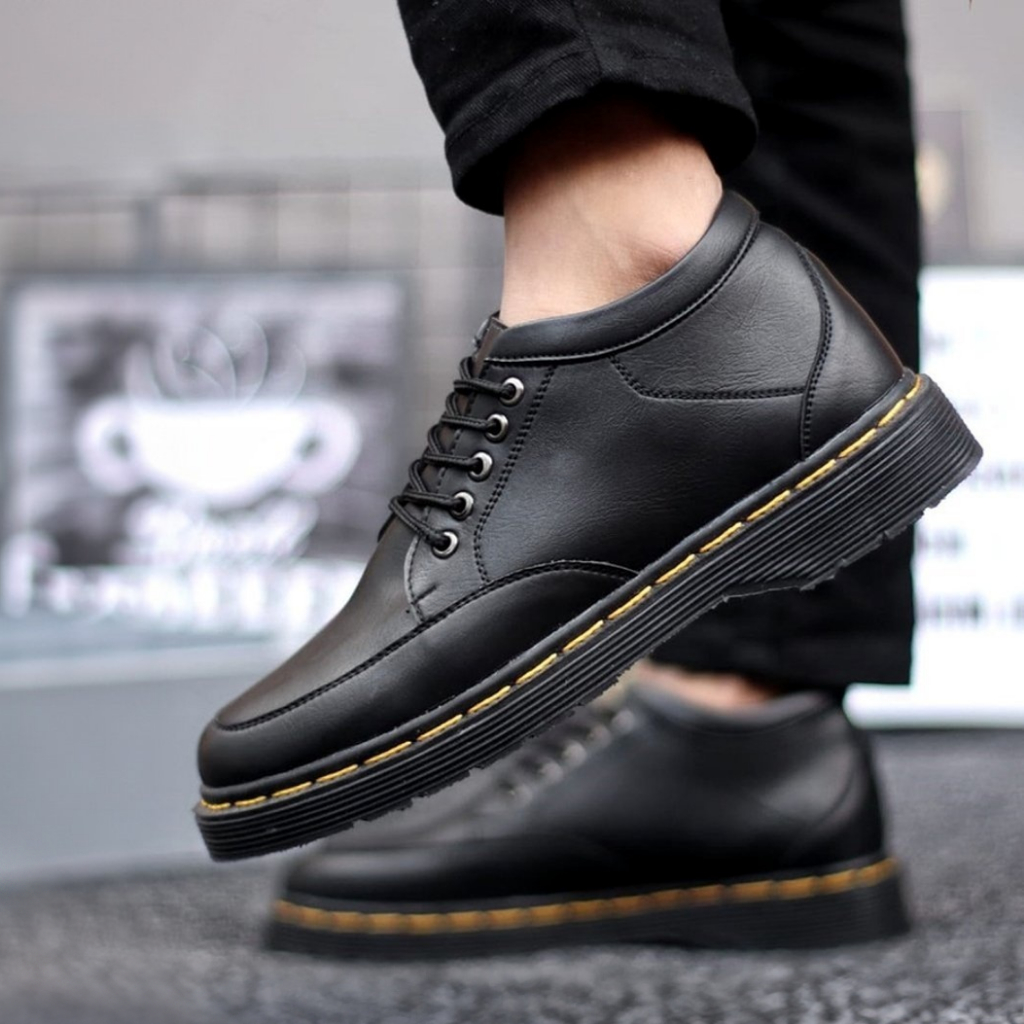 Jual HAIMEDH - Sepatu Pantofel Formal Docmart Low Boots Kerja Pria ...