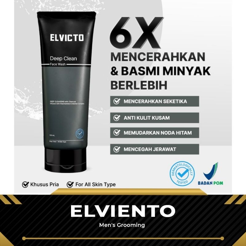 Jual Elvicto Deep Clean Face Wash 100 ml | Shopee Indonesia