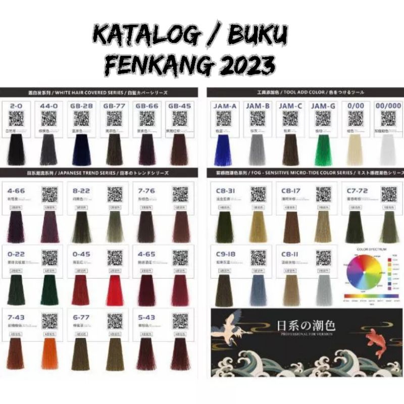 Jual Fenkang Miomiosaki buku cat katalog warna socolor Wonderlight ...