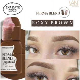 Jual TINTA SULAM ALIS ORIGINAL PERMABLEND MADE IN USA ROXY BROWN 15 ML ...