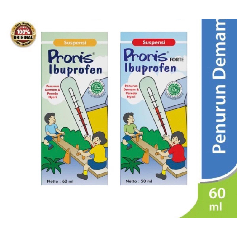 Jual Proris Suspensi / Ibuprofen / Penurun Panas / Demam Satuan ...