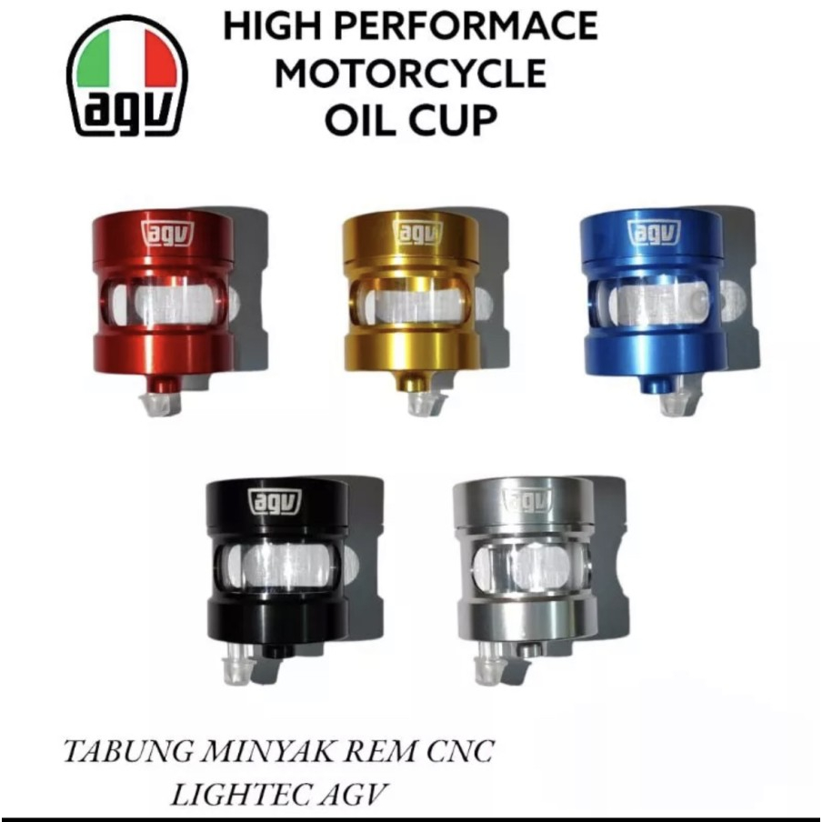 Jual AGV - Tabung Minyak Rem Oil Depan Model Lightech Full cnc | Shopee ...