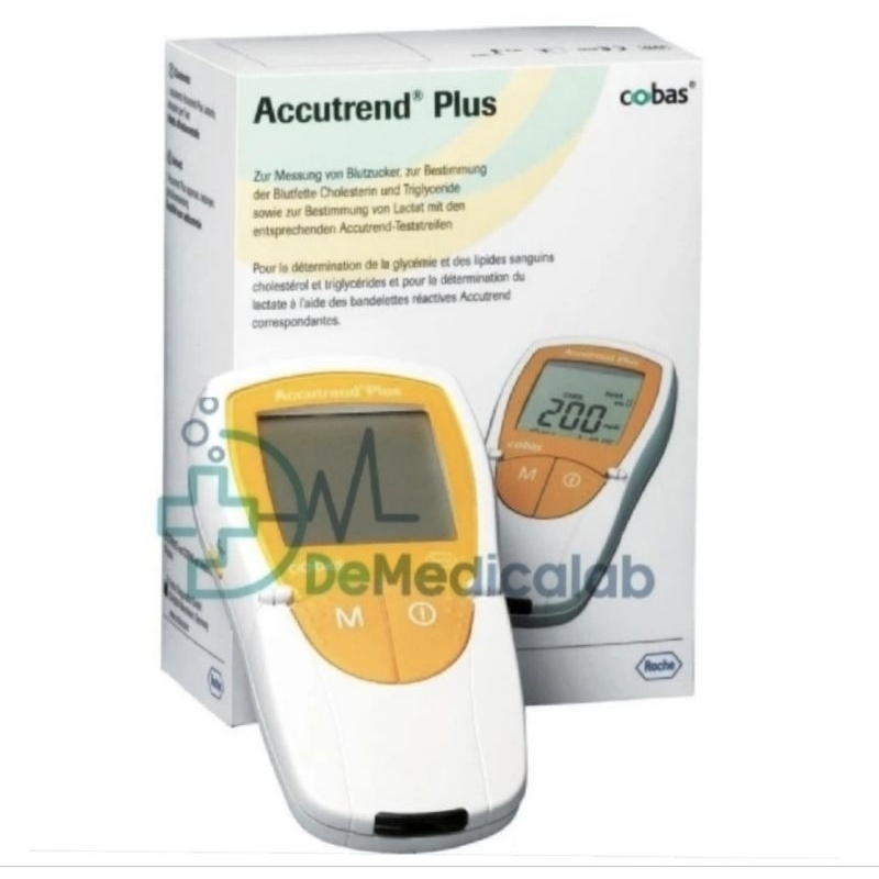 Jual Accutrend Plus GCT Meter Glucose Cholesterol Triglycerides (Alat ...