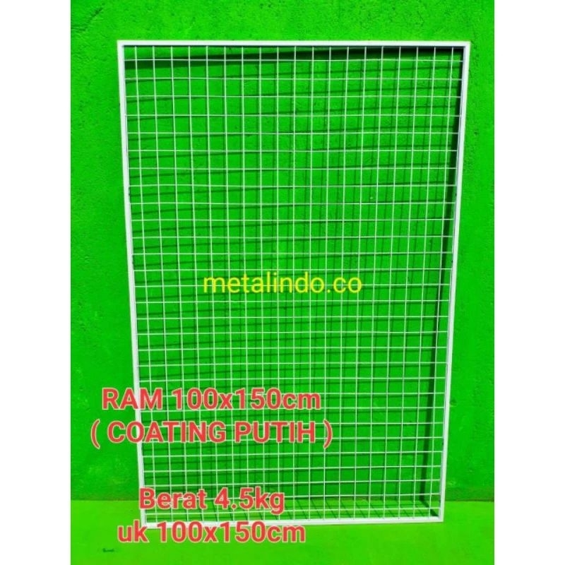 Jual jaring ram bingkai tebal 100x150 cm jaring ram display | Shopee ...