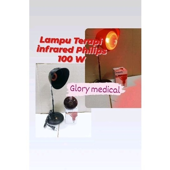 Jual Lampu terapi Philips 100 w dengan tiang siap pakai/ lampu set ...