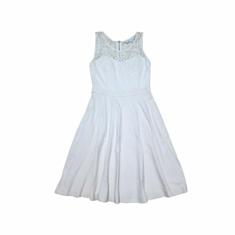 Jual Flare dress broken white putih tulang | Shopee Indonesia