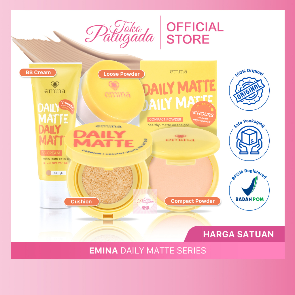 Jual Emina Daily Matte Series - Emina Daily Matte Loose Powder Emina ...