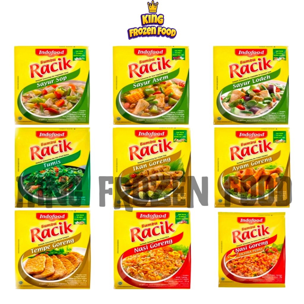 Jual Indofood Bumbu Racik Semua Varian 25G | Shopee Indonesia