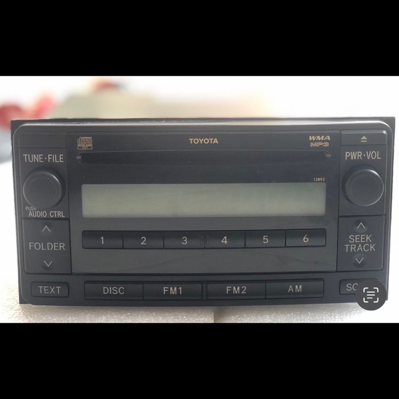 Jual Head Unit FUJITSU TEN Toyota Kijang Innova 2008 2009 2010 original ...